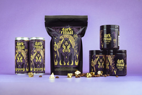 Dark Ritual. Coffee for gamers, by gamers.